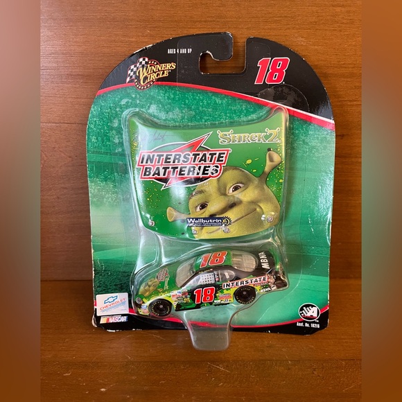 Nascar | Toys | Shrek 2 Nascar Bobby Labonte 8 Winners Circle Mini Race Car 204 Chevrolet | Poshmark
